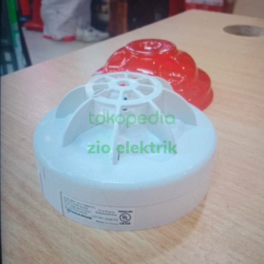 Jual EDC-M9103 Rate of rise and Fixed temperature Heat Detector Edward ...