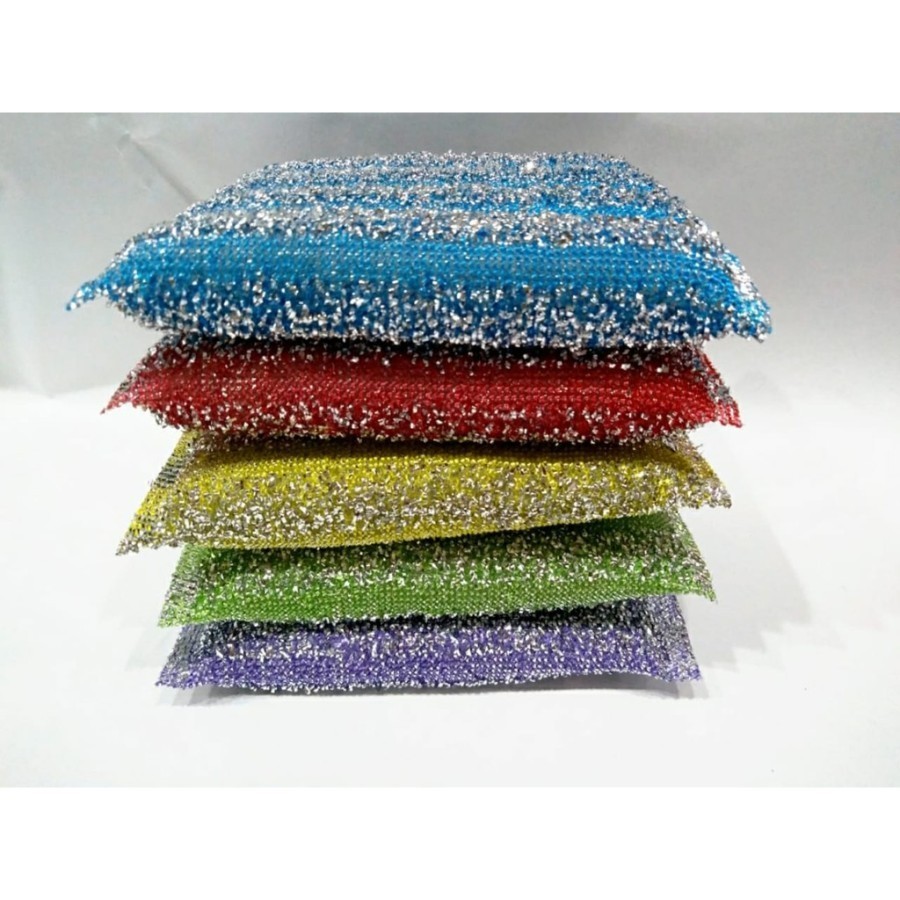 Jual GROSIR //SPONS CUCI PIRING SET 4PCS WARNA WARNI BUSA SPONGE SPON ...