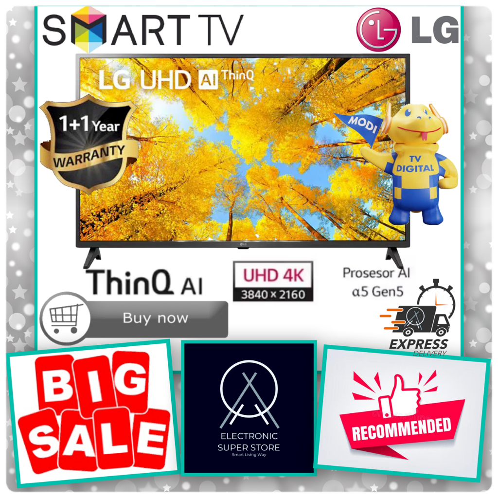 Jual LED LG 43UQ7500PSF 43UQ75 SMART TV 43INCH 4K UHD DIGITAL TV LED LG ...