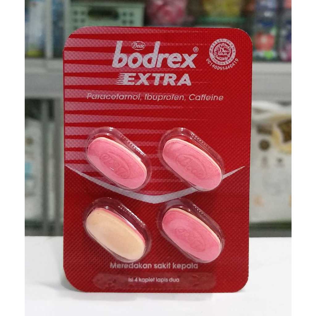 Jual Bodrex Extra 𝟏 𝐒𝐓𝐑𝐈𝐏 𝐈𝐒𝐈 𝟒 𝐊𝐀𝐏𝐋𝐄𝐓 - Meredakan Sakit Kepala, Gigi ...