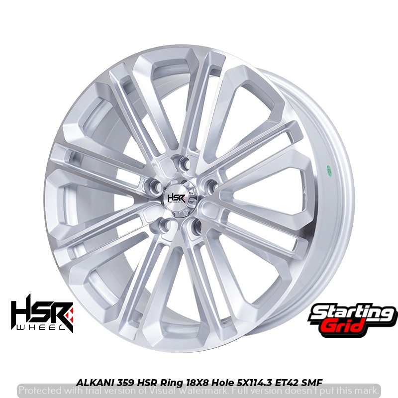 Jual Velg Mobil HSR R18 harga diskon buat Alphard, Stargazer, Zenix ...