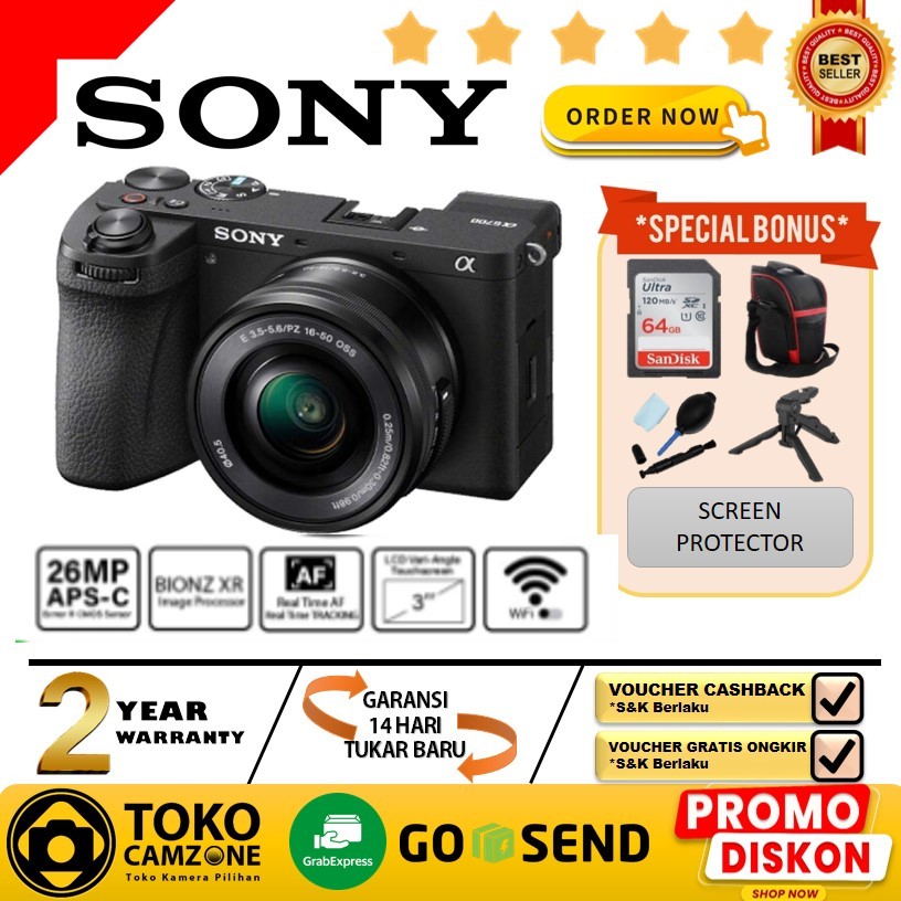 Jual Sony A6700 Kit 16-50mm Lens Mirrorless Kamera - GARANSI RESMI ...
