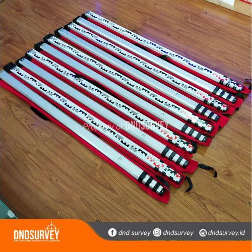 Jual Rambu Bak Ukur 4 meter / Levelling Staf 4 Meter digital Theodolite ...