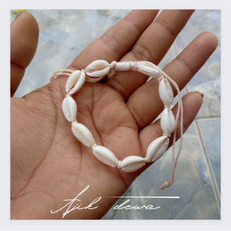 Jual Gelang Kerang Bali// Gelang Kerang Khas Bali//Gelang Tangan ...