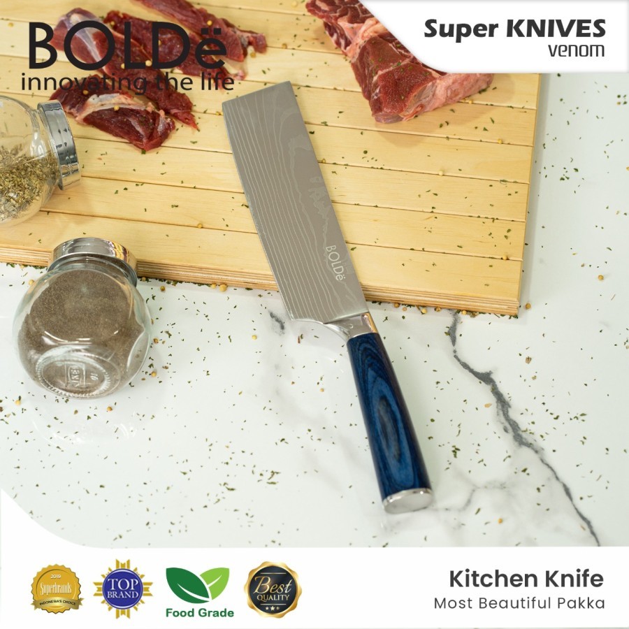 Jual BOLDe Super Knives Venom Kitchen Knife | Shopee Indonesia