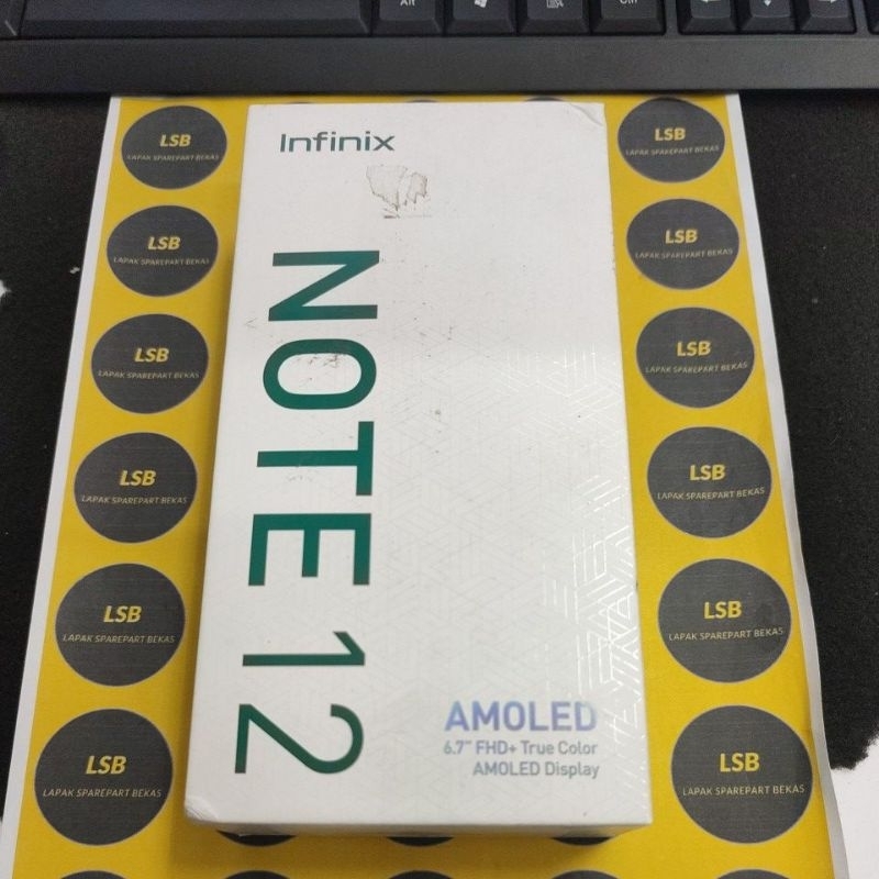 Jual DUS BOX HANDPHONE NOTE 12 ORIGINAL BEKAS | Shopee Indonesia