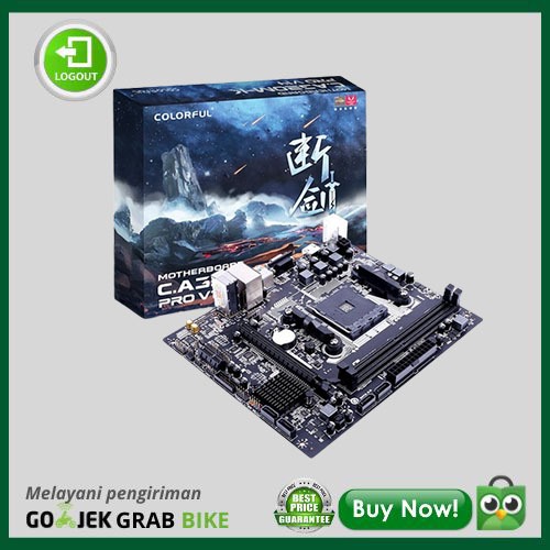 Jual MOTHERBOARD COLORFUL A320M-K PRO V14 (AMD AM4, A320M, DDR4, USB3.0 ...