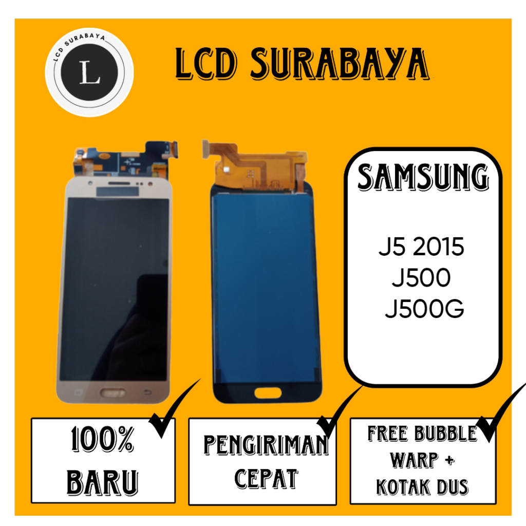 Jual LCD SAMSUNG J5 2015 J500 J500G ORIGINAL TOUCHSCREEN FULLSET | Shopee Indonesia