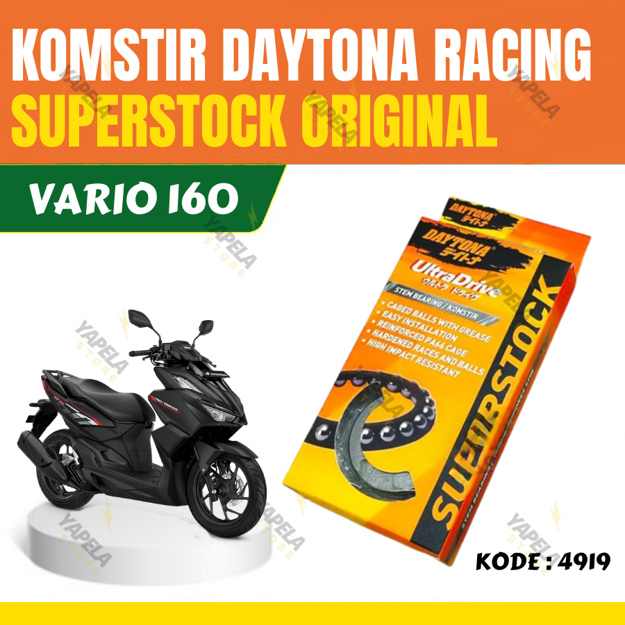 Jual Komstir Superstock Vario 160 Original Daytona Racing 4919 | Shopee ...