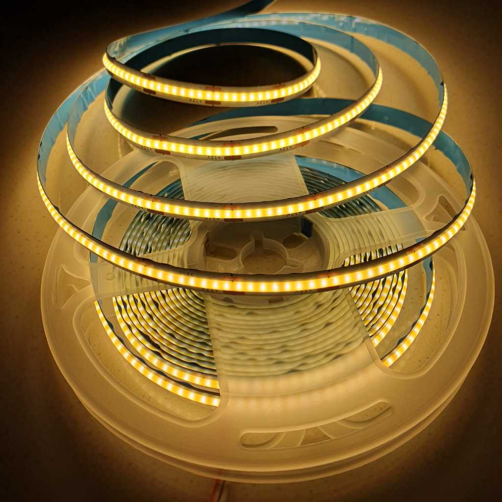 Jual Lampu Led Strip 12V COB Warm White Kuning IP32 Ecova | Shopee ...