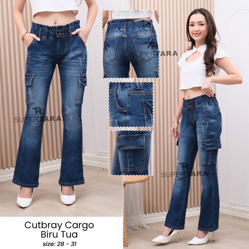 Jual TR16- ( TERBARU) Cutbray cargo wanita ( supertara) size 28-31 ...