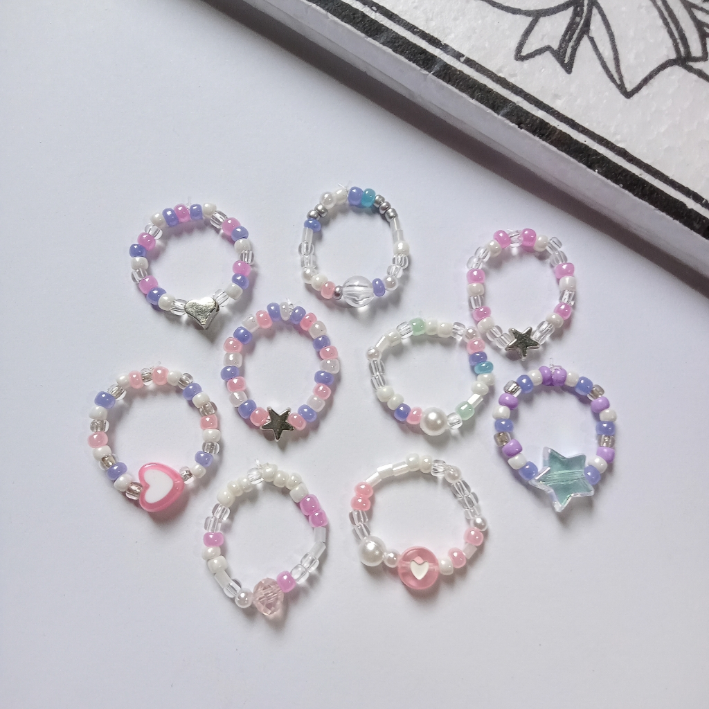 Jual Baca Deskripsi Produk | Cincin Manik Manik | Rings | Beads Ring ...