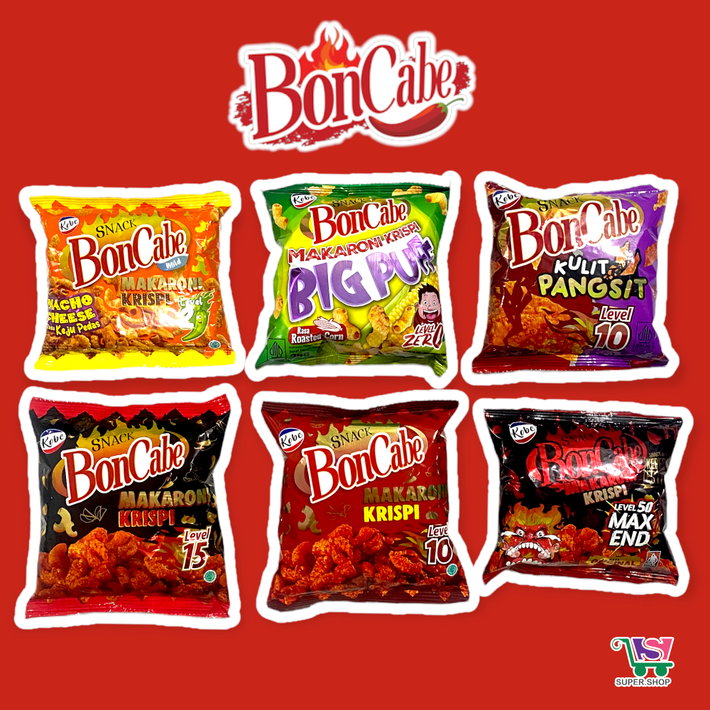 Jual (PROMO!) Makaroni Krispi Bon Cabe Level 03 Keju Pedas / 10 / Level ...