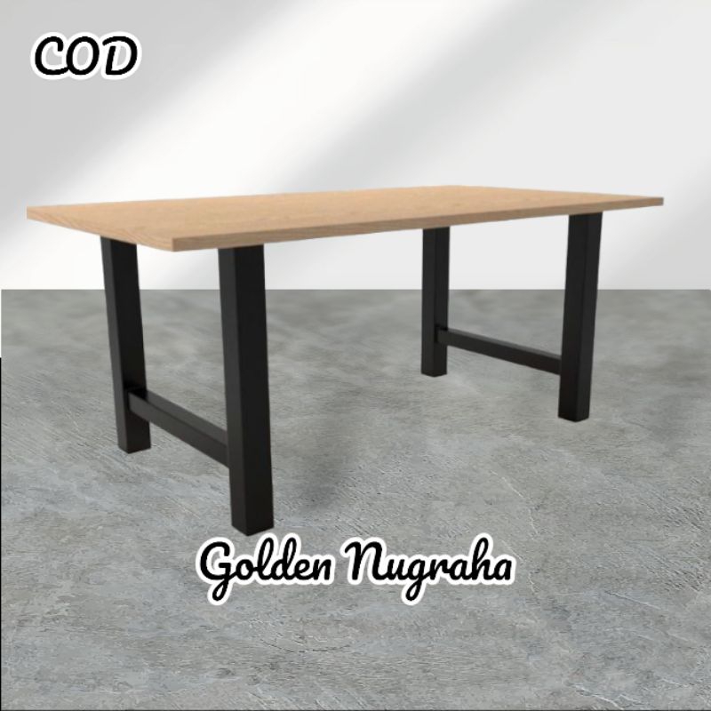 Jual (GVN108)KAKI MEJA BESI HOLLOW MINIMALIS/MEJA NGOPI/MEJA KERJA/MEJA ...