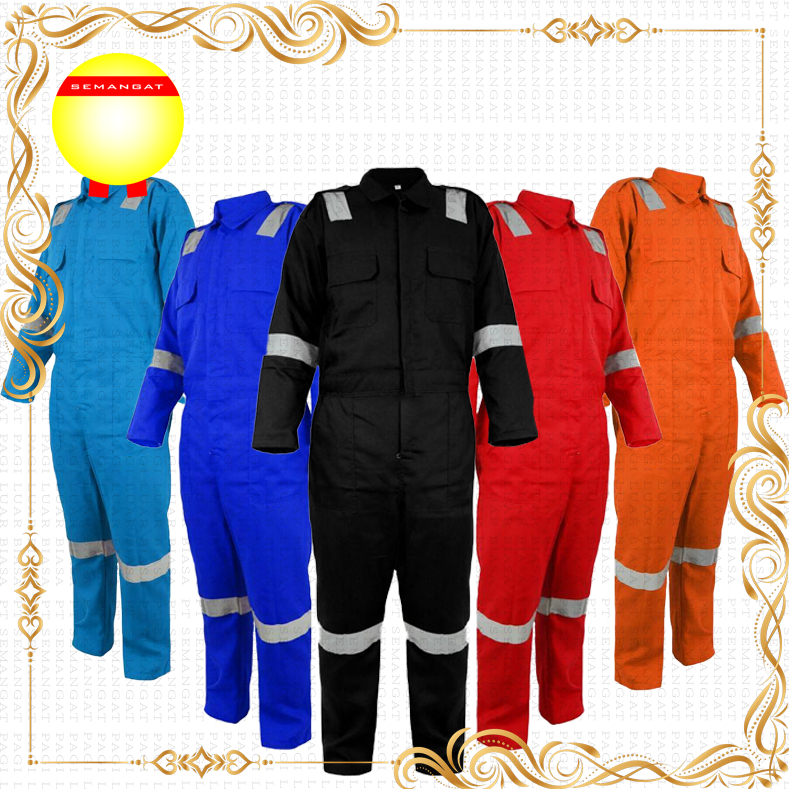 Jual AHANAMASA - Wearpack Safety Coverall Katelpak Drill Seragam Proyek ...