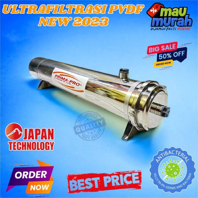 Jual Ultrafiltrasi PVDF Water Pre Filter 20.000 LPH UF PVDF 20.000 Lph ...