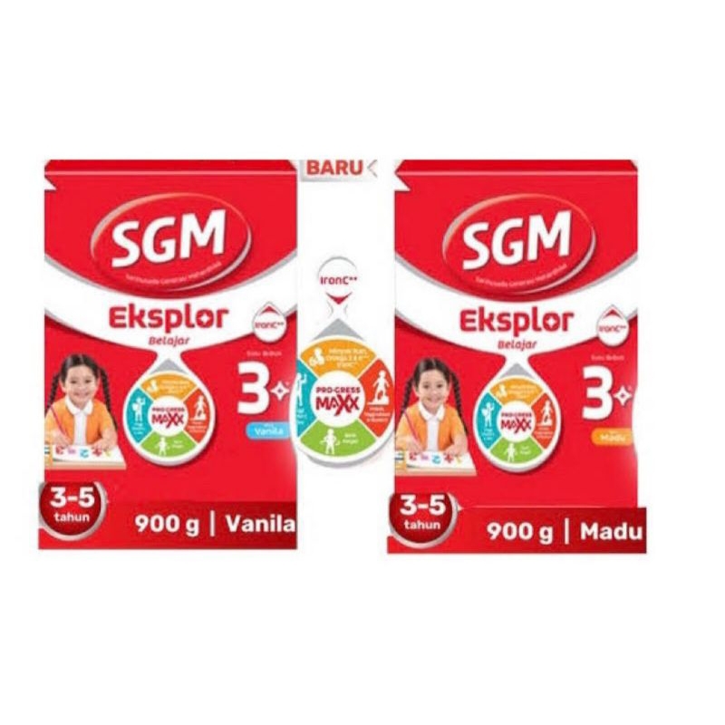 Jual SGM Eksplor 3+ 900gr rasa vanila dan madu | Shopee Indonesia