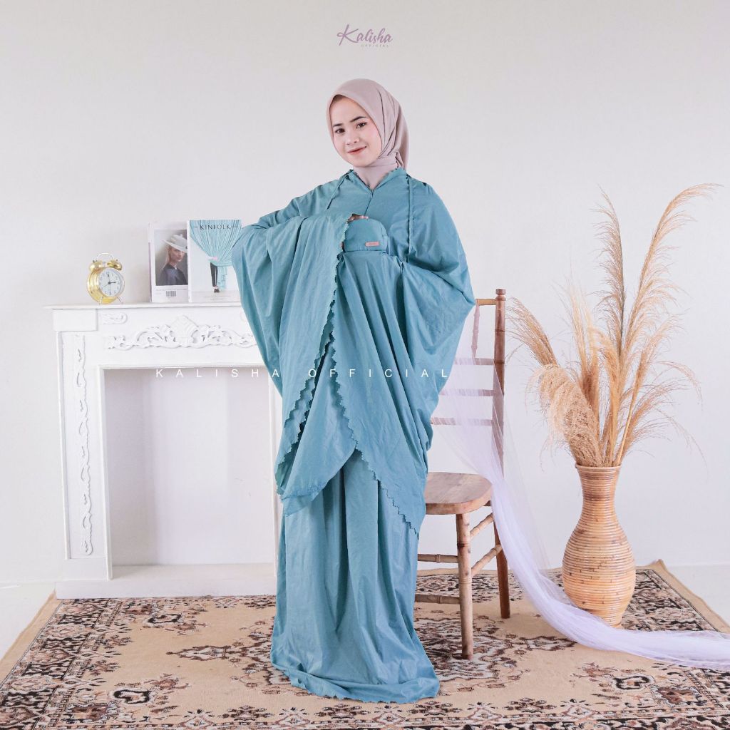 Jual Mukena Traveling Mini Pouch Abya Mukena Mini Parasut Mukena ...