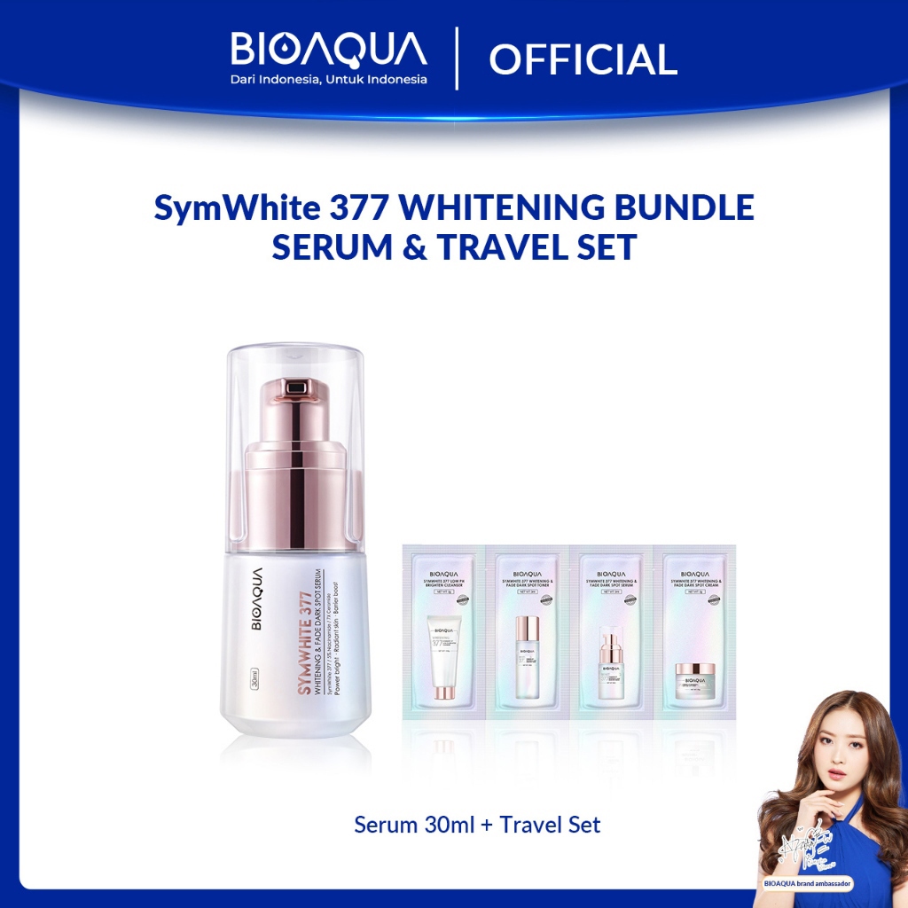 Jual BIOAQUA SymWhite 377 Whitening & Fade Dark Spot Serum Flek Hitam Serum Wajah Glowing ...