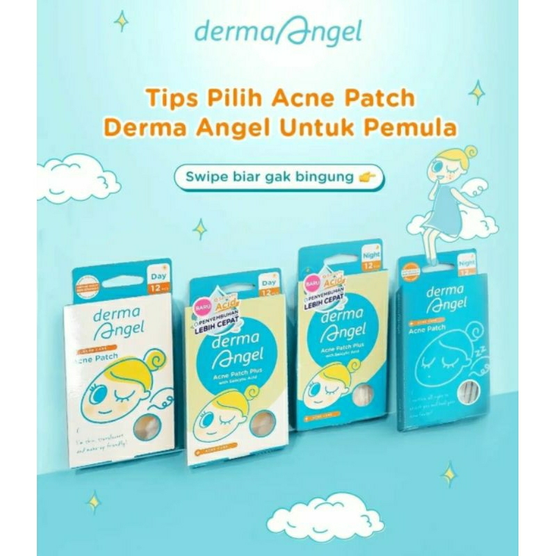 Jual DERMA ANGEL ACNE PATCH-ACNE PATCH PLUS SALYCILIC ACID DAY/NIGHT ...