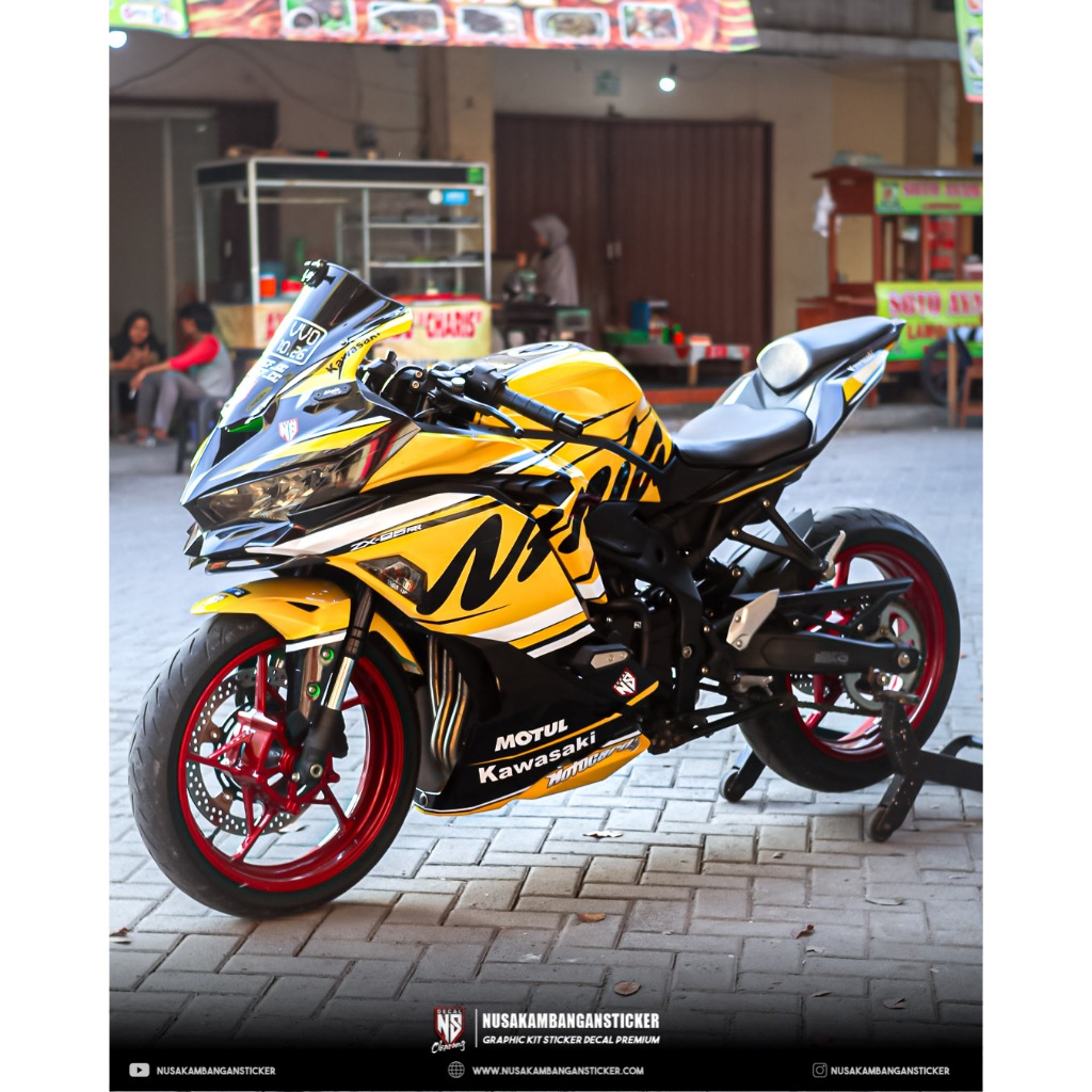 Jual Stiker Ninja ZX25R Livery Kuning | Shopee Indonesia