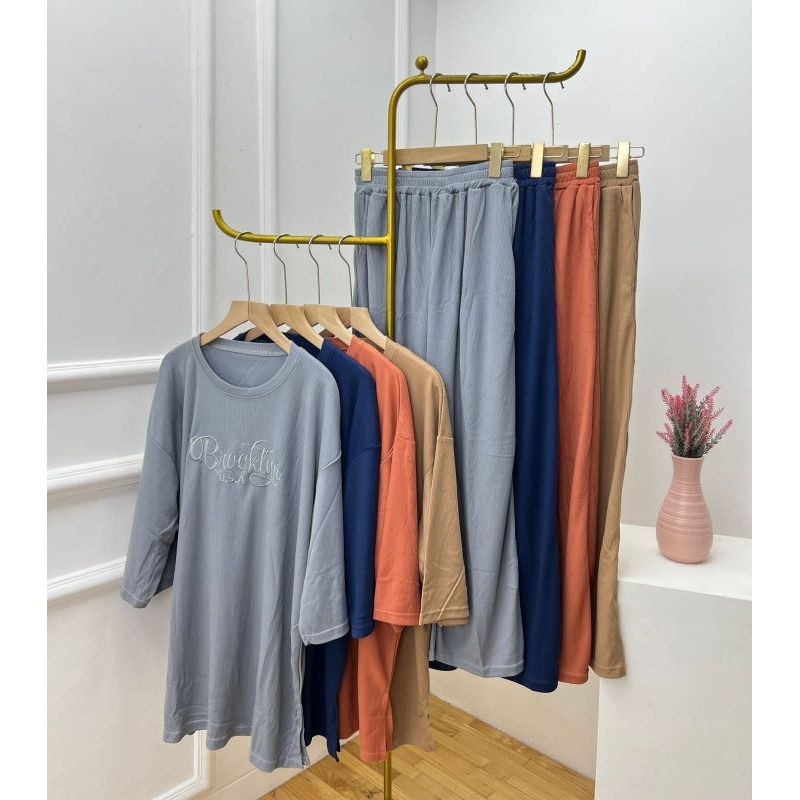 Jual one set sasa knit | Shopee Indonesia