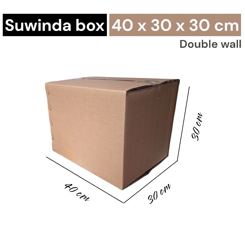 Jual kardus ukuran 40x30x30 cm box besar/pindahan double wall ( min 5 ...