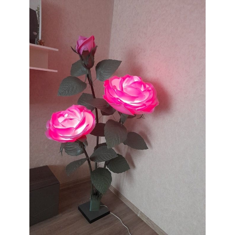 Jual Lampu Bunga Mawar Dekorasi Rumah / Lampu Hias Wedding / Bunga ...