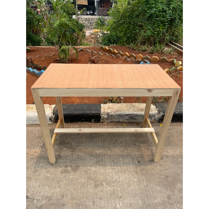 Jual Meja MENTAHAN NON FINISHING100x50x75 pxlxt bahan jatibelanda ...