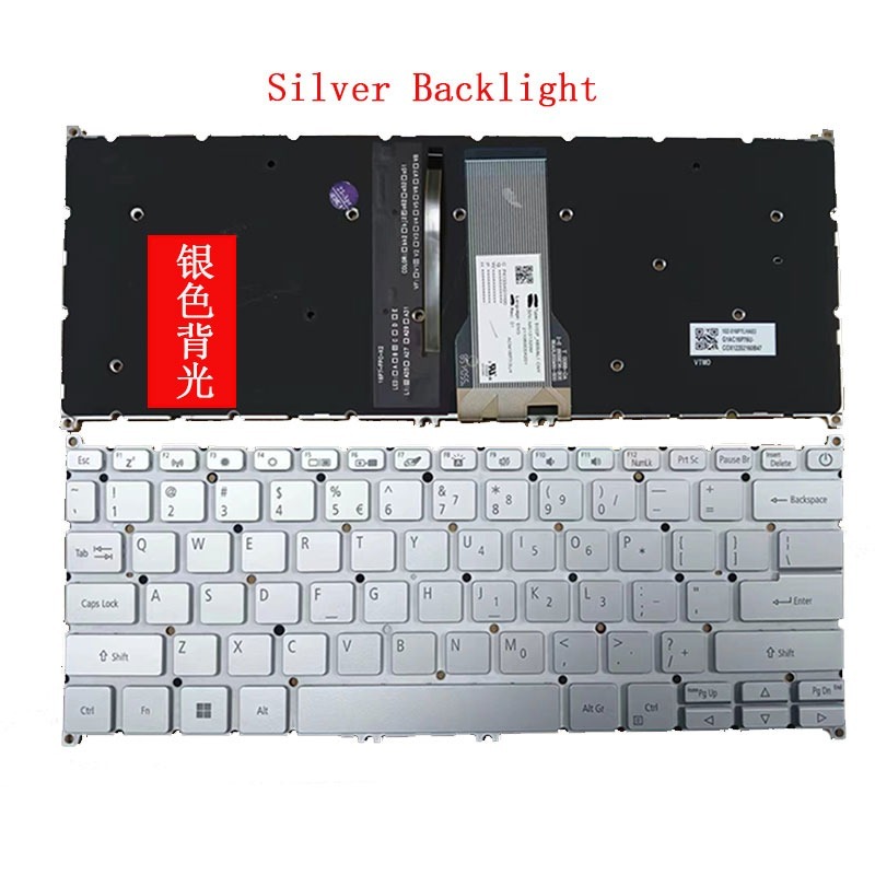 Jual KEYBOARD ACER SWIFT 3 INFINITY 4 SF314-511-57FH 58SN SILVER WITH ...