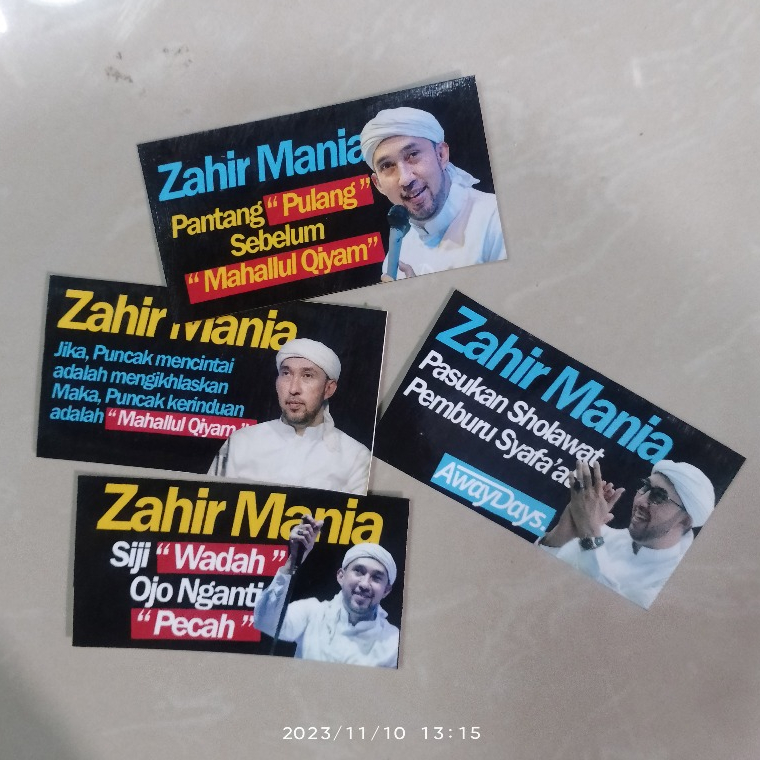 Jual Stiker zahirmania / stiker syekhermania / stiker mafia sholawat ...