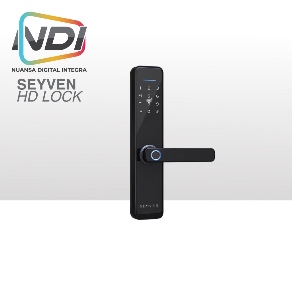 Jual NDI SEYVEN Smart Digital Lock Access Door Kunci Pintu Digital ...