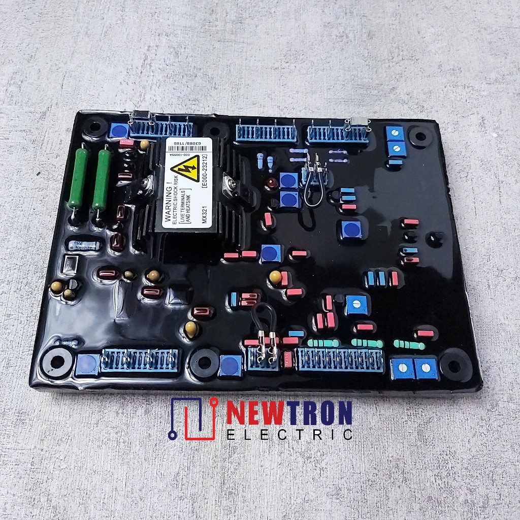 Jual AVR Generator MX321 Red Capacitor OEM Replacement AVR Genset MX ...