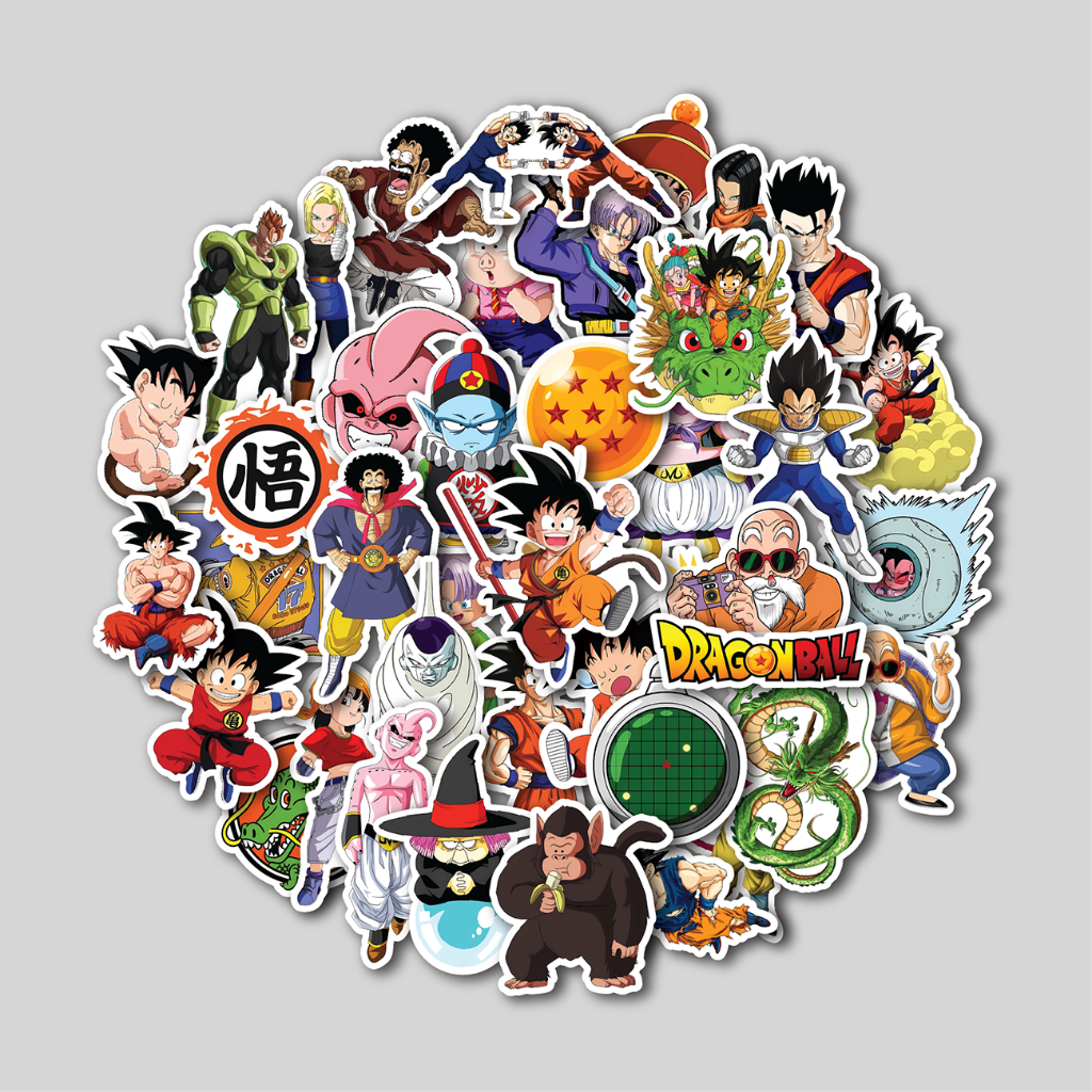Jual STICKER PACK DRAGON BALL | STICKER TUMBLER | STIKER LAPTOP KOPER ...