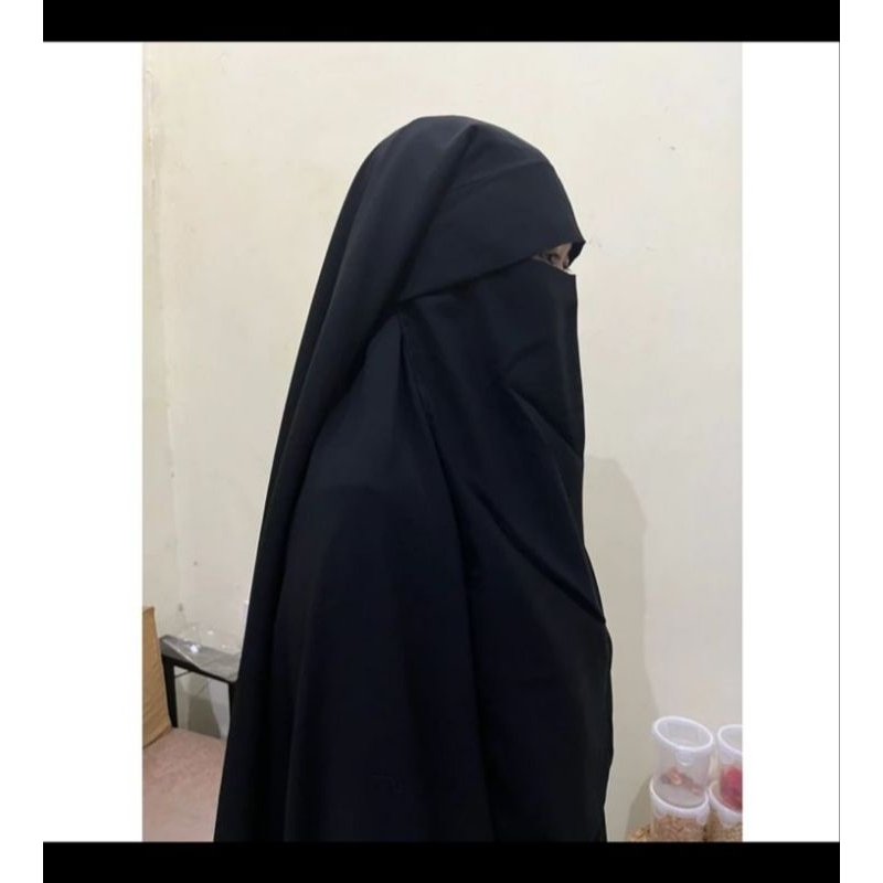 Jual cadar niqab yaman burqa poni | Shopee Indonesia
