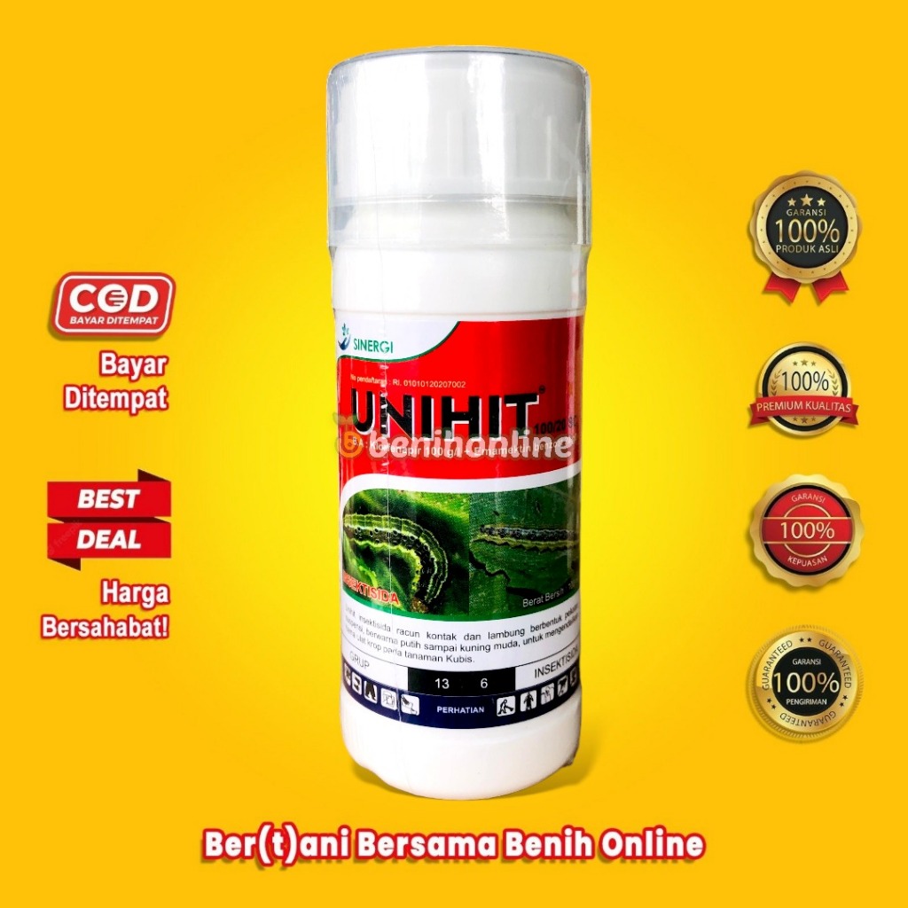 Jual INSEKTISIDA UNIHIT 100/20 SC 100 ML SINERGI Klorfenapir 100 g/l ...
