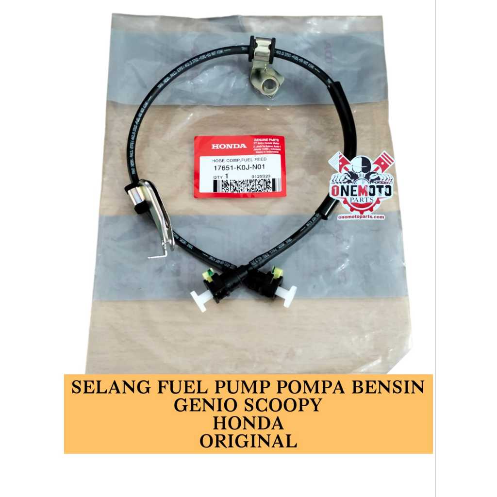 Jual SELANG FUEL PUMP POMPA BENSIN GENIO SCOOPY HONDA ORIGINAL 17651 ...