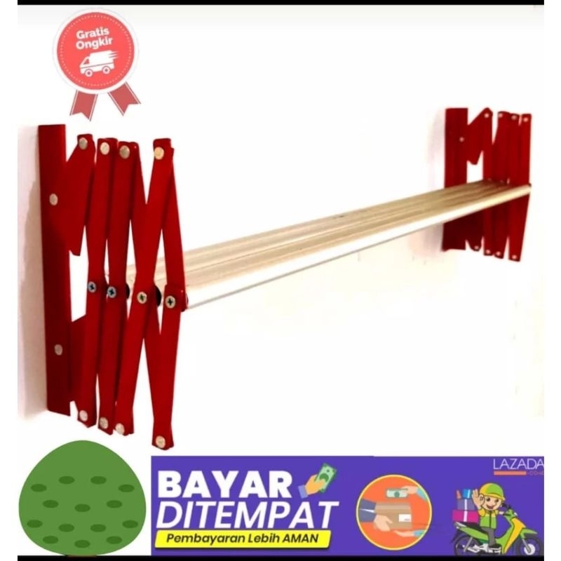 Jual JEMURAN DINDING LIPAT FLEKSIBEL JEMURAN PORTABLE SUDUT JEMURAN ...