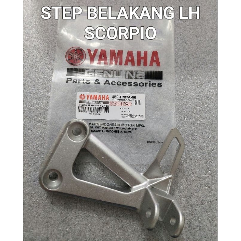 Jual Pilion Step Belakang Kiri YAMAHA Scorpio Original | Shopee Indonesia