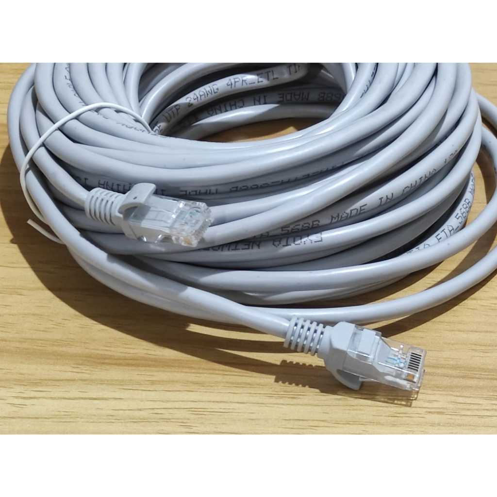 Jual Kabel LAN 25 meter sudah jadi cat5e | Shopee Indonesia
