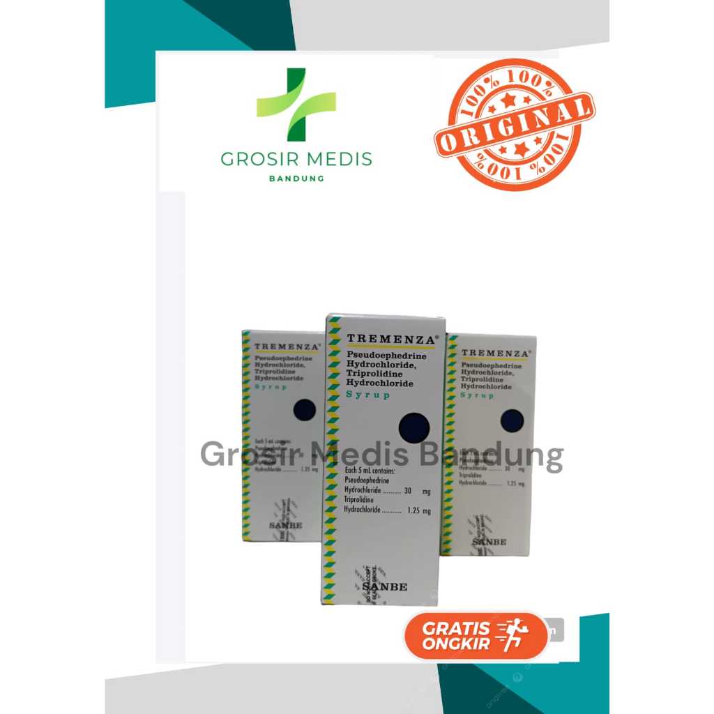 Jual TREMENZA SIRUP 60 ML OBAT FLU / OBAT INFLUENZA / OBAT PILEK ...