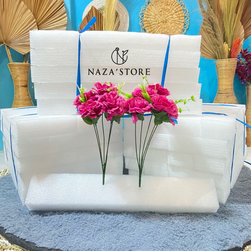 Jual Gabus Bunga Elastis Kotak Dekorasi Pelaminan Untuk Tancapan Bunga ...