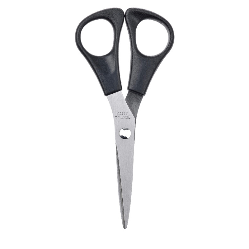 Jual Manoga gunting baja tahan karat hitam, gunting kertas, gunting ...