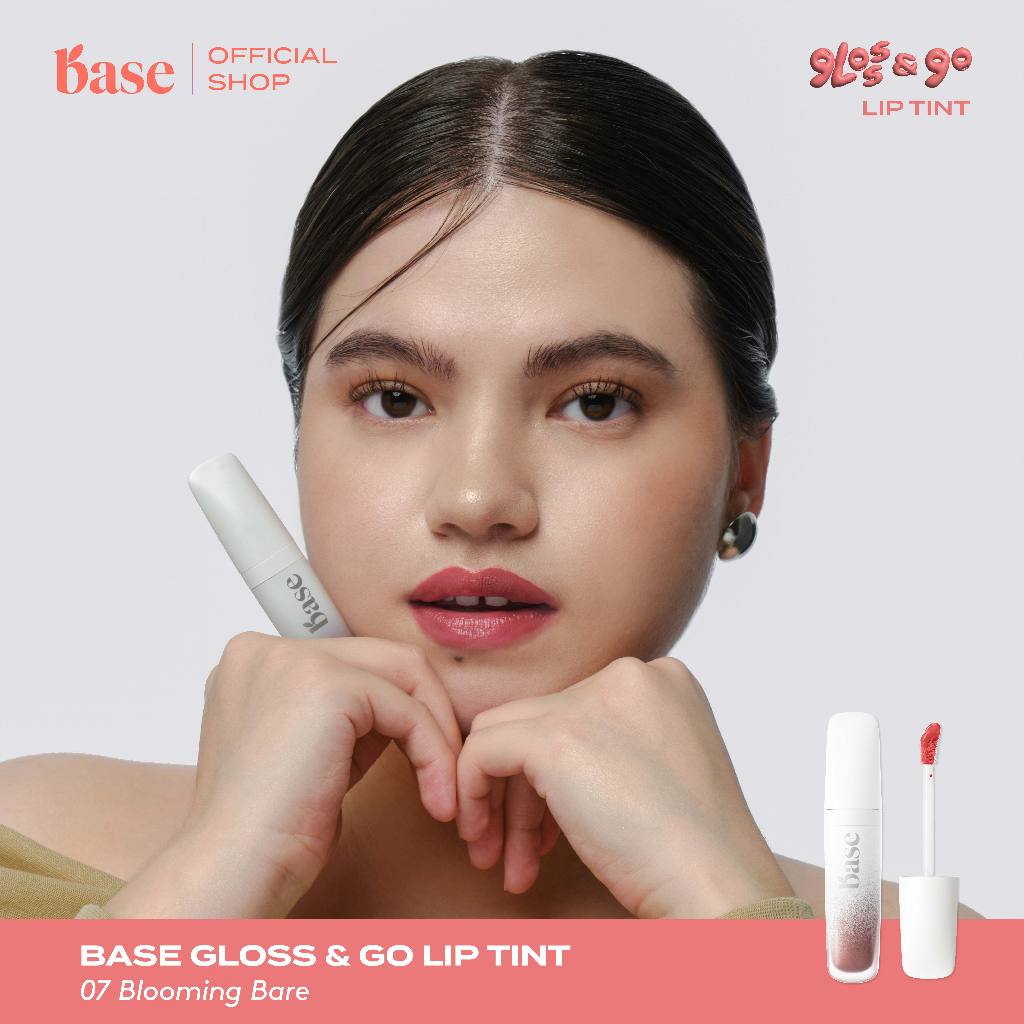 Jual BASE Gloss & Go Lip Tint Vegan Formula Ringan Hydrating Transferproof Tahan Lama [BPOM ...