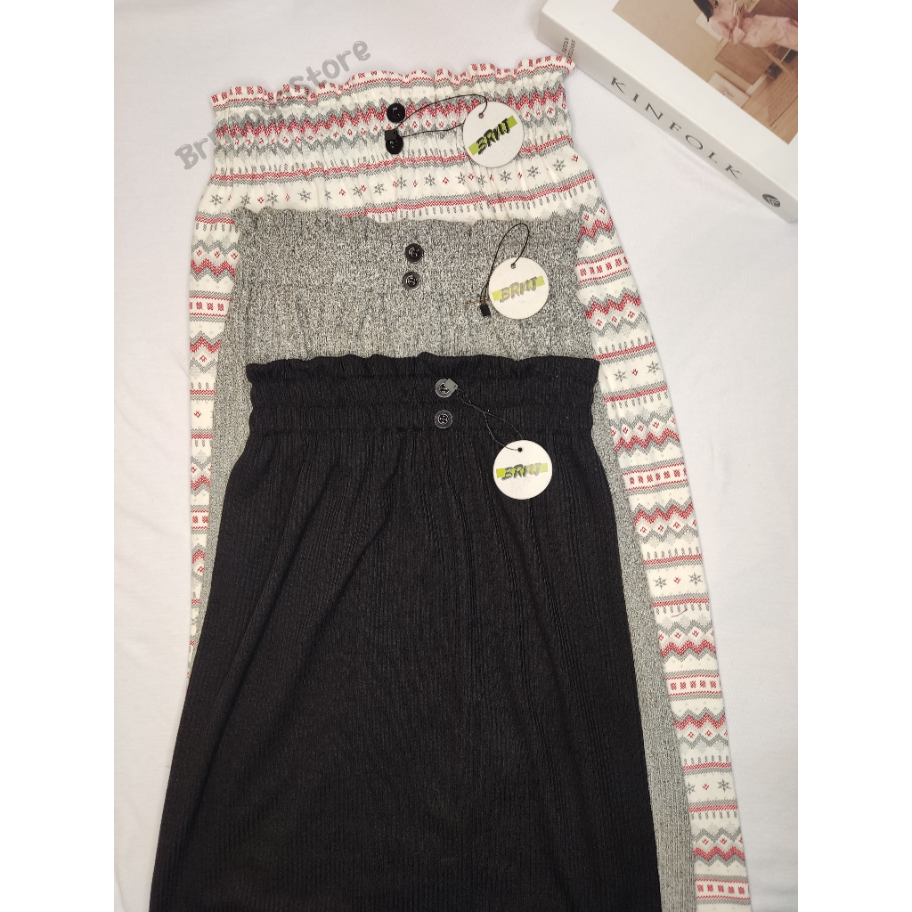 Jual Rok Span Rajut Knit Premium Wanita Panjang Terbaru BrnJayaStore ...