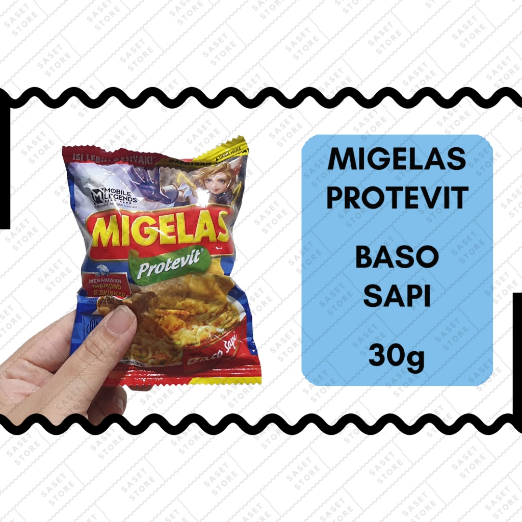 Jual MiGelas Baso Sapi 30g Sachet Mi Instan Protevit | Shopee Indonesia
