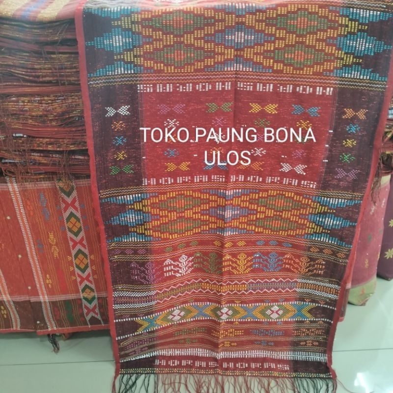 Jual ULOS SADUM SIMATA SADA WARNA MERAH DAN MARON. | Shopee Indonesia