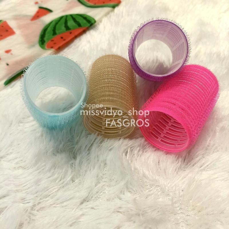 Jual Roll Rambut Uk Sedang | Curly Ukuran 35mm | Shopee Indonesia