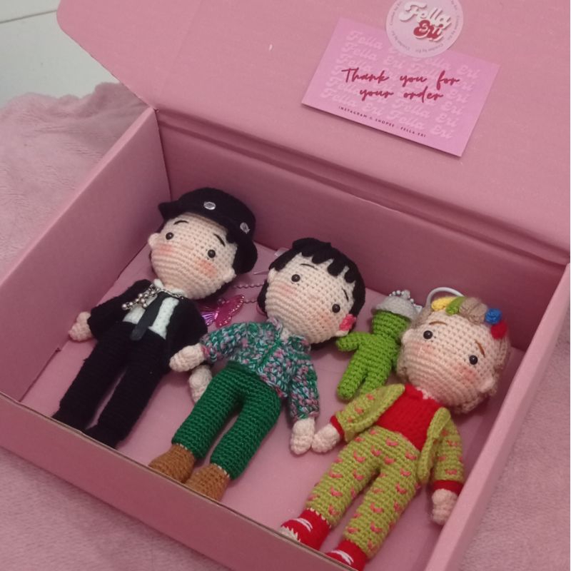 Jual Crochet Keychain Dear Insanity DPR IAN | Amigurumi Keychain ...