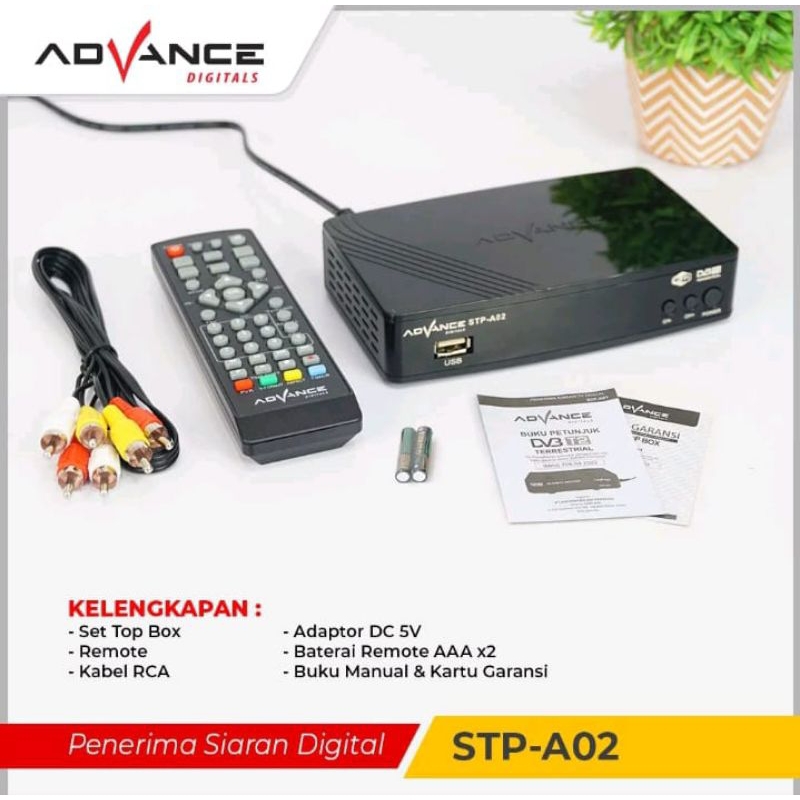 Jual Set Top Box Stb ADVANCE // STB TD TV DIGITAL | Shopee Indonesia